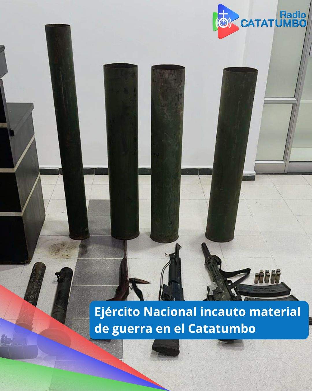 Ejército Nacional incauto material de guerra en el Catatumbo ...
