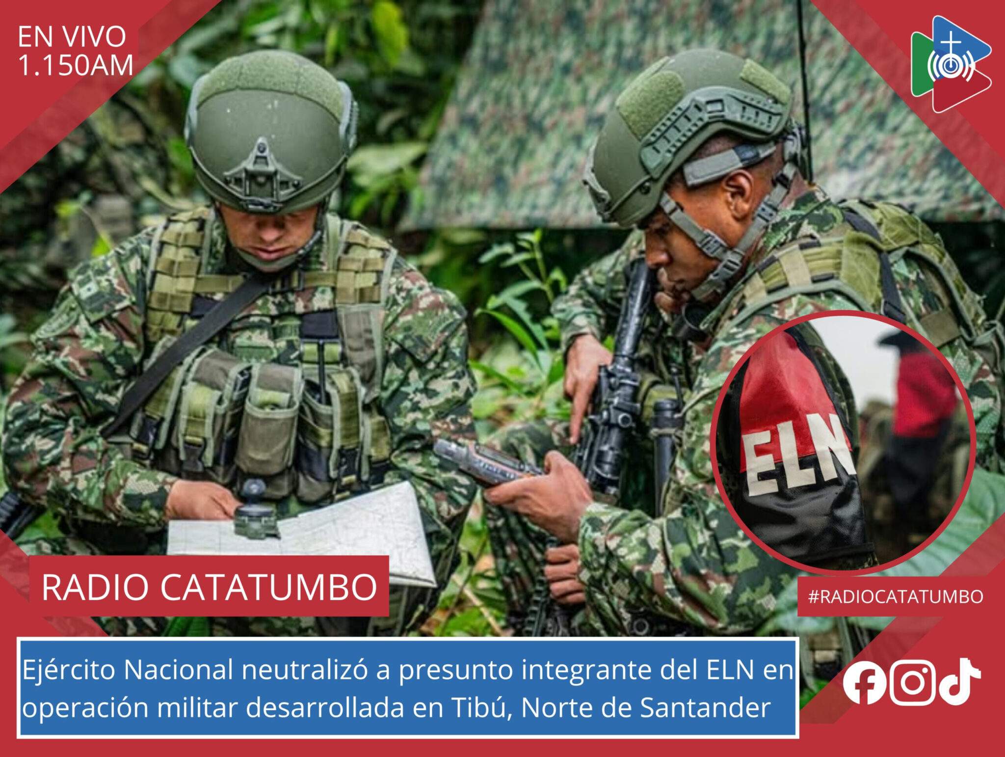 Ejército Nacional capturo a presunto integrante del ELN en operación ...